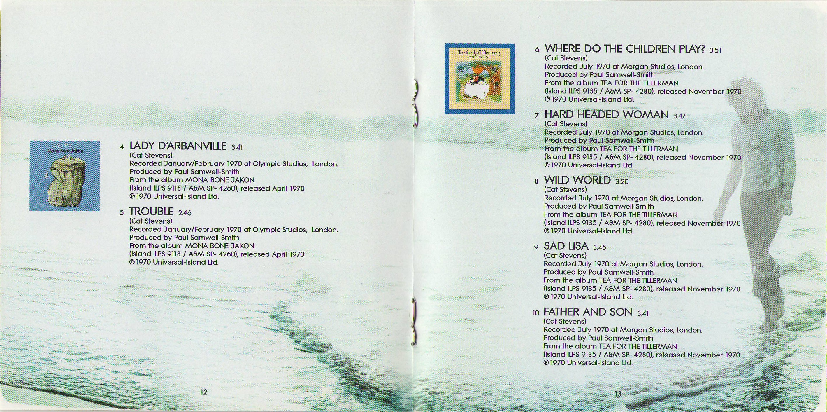 Cat Stevens Gold : Booklet 5 | CD Covers | Cover Century | Over 1.000. ...